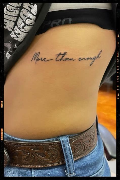 Rib Quote Tattoo Inspiration Tatuagens Femininas Delicadas Locais De