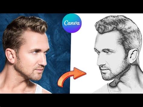 How To Convert You Image Into A Pencil Sketch In Canva Canva Pencil