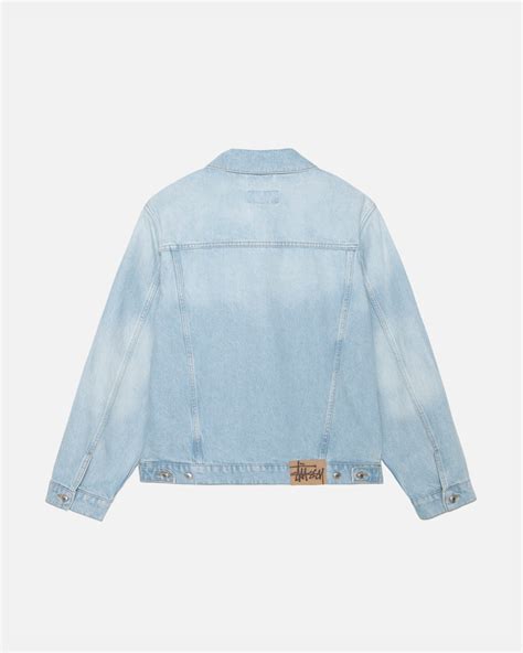 Trucker Jacket Denim In Light Wash Stüssy