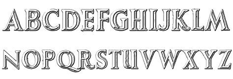 Augustus Beveled Font