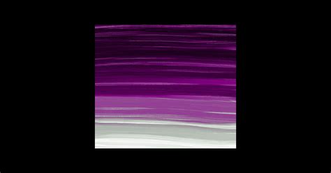 Asexual Pride Horizontal Textured Gradient Asexuality T Shirt