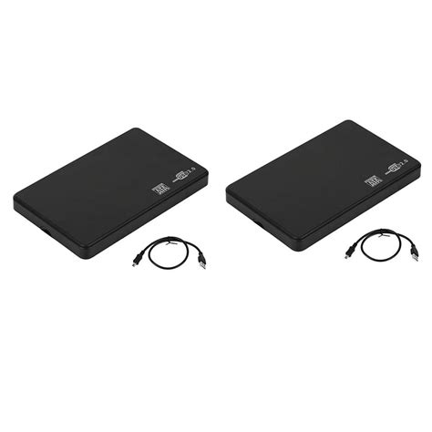 2x25 Inch Usb Hdd Case Sata To Usb 20 Hard Drive Disk Sata External