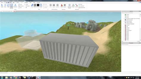 Roblox Speed Build Metal Storage Container Hanging On Chains Youtube
