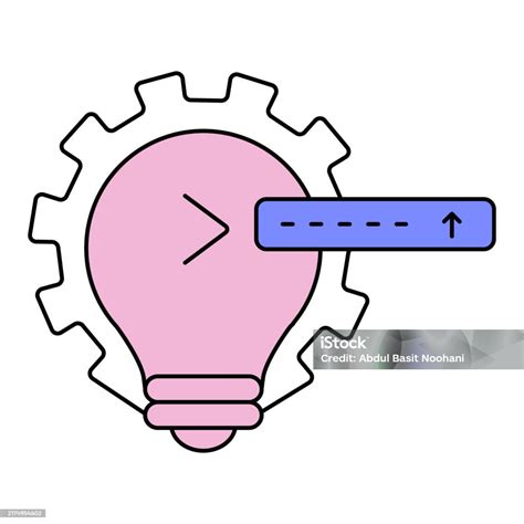 Output Optimization Icon Representing Ai Output Refinement System