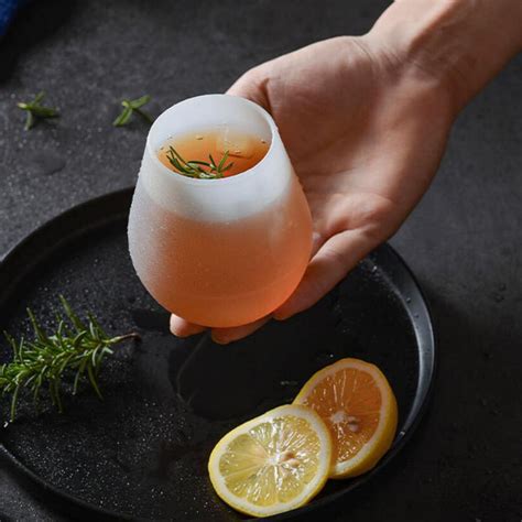 Soft Silicone Wine Glasses Camping Wine Glasses Fo Grandado