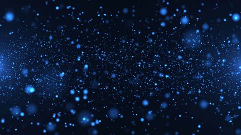 Animation Of Abstract Glowing Glitter Particles Flight Of Bright Dots