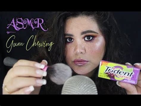ASMR Mascando Chicle Brushing Chewing Gum YouTube