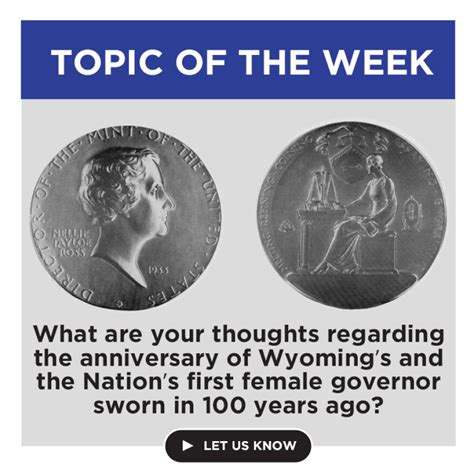 What Are Your Thoughts Regarding The Anniversary Of Wyomings And The Nations First Female