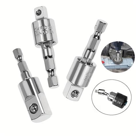 Power Drill Sockets Adapter Sets 360 Degree Rotary Torque Wrench 14