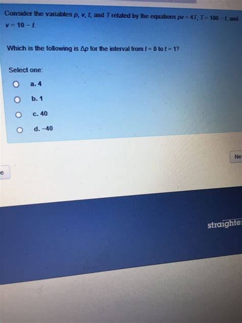 solved consider the variables p v t and t related by the