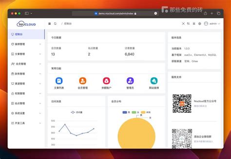 Niucloud Admin 基于最新的 Vite Typescript Vue3 Elementplus