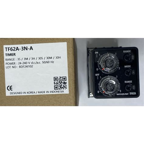 Hanyuong Rơ Le Thời Gian Luân Phiên Timer Tf62a 3n A Kèm đế Thời Gian 3s 3m 3h 30s 30m 30h