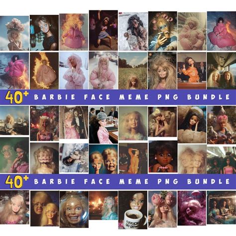 40 Funny Disgusting Doll Face Meme Png Bundle Disturbed Doll Reaction