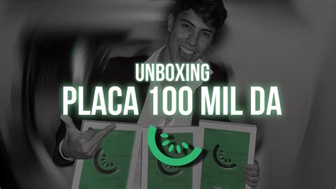 Unboxing Placa Da Kiwify De 100 Mil Youtube