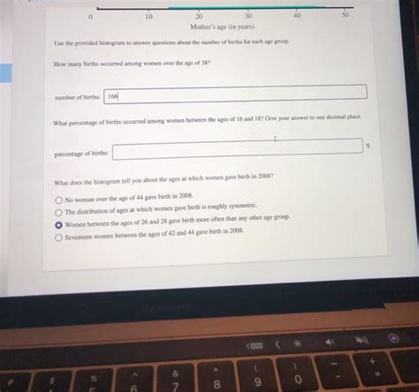 Solved Question 1 Of 25 The Histogram Displays The Number Of