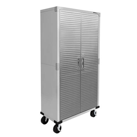 Seville Classics Ultrahd Steel Lockable Storage Cabinet 36w X 18d