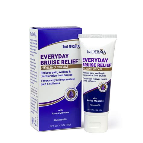 Triderma Everyday Bruise Relief Cream For Bruises Itching And Redness