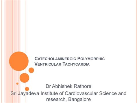 Catecholaminergic Polymorphic Vt Pptx
