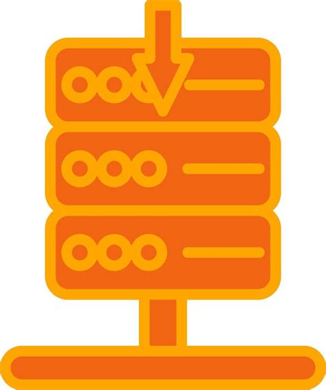 Server Down Oranage Filled Icon 50640820 Vector Art At Vecteezy