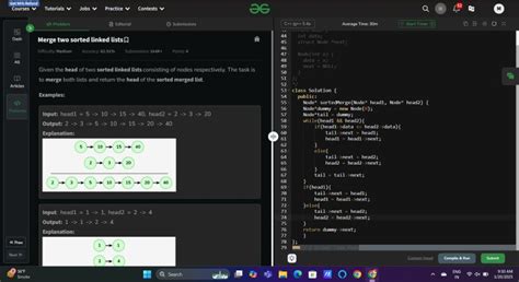 Manish Kumar On Linkedin Gfg160 Gfg160 Gfg Linkedlists Codingchallenges Problemsolving