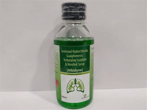 Albidyne Syrup Ambroxol 15mg Terbutaline Sulphate 125mg