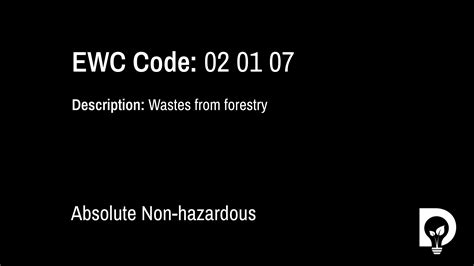 Ewc Code 02 01 07 Your Dsposal