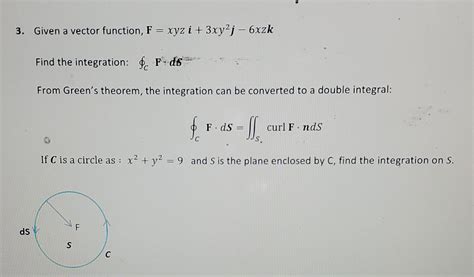 solved given a vector function f xyzi 3xy2j−6xzk find the