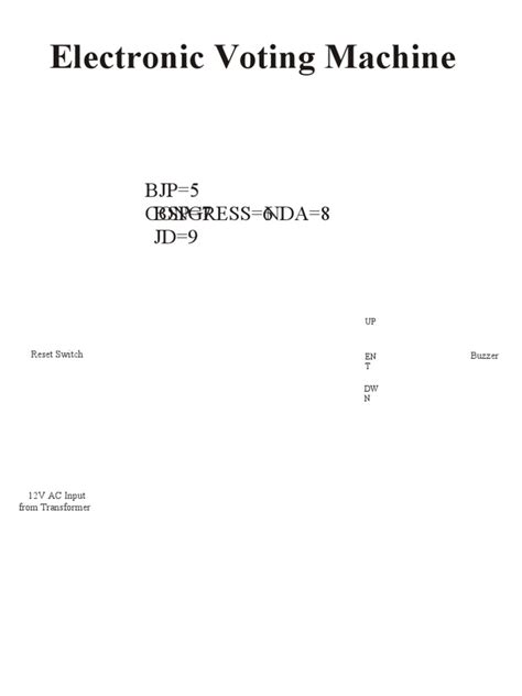 Micrcontroller Based Electronic Voting Machine Pdf Instruction Set Pic Microcontroller