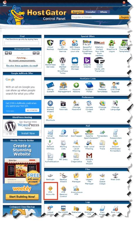 WordPress How To Have Your Own Web Site Dashboard CPanel Daves Computer Tips