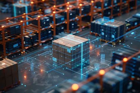 Efficient Smart Warehouse System For Package Tracking And Delivery In