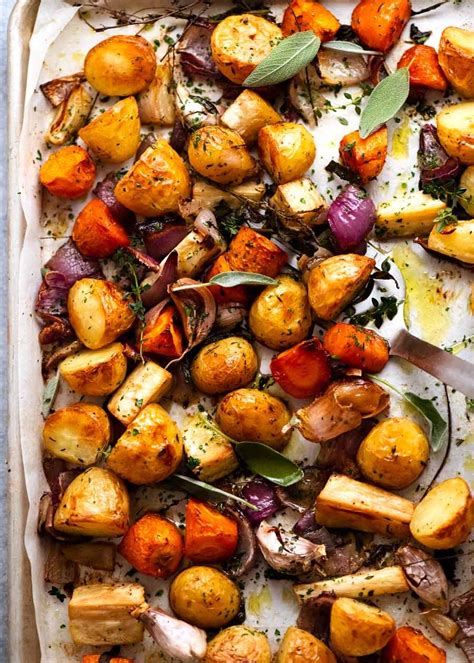 Roasted Vegetables Recipetin Eats