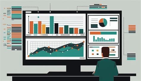 Premium Ai Image A Man Is Looking At A Computer Screen That Saysdata