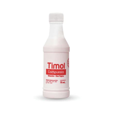 Timol Compuesto De 75 Ml Plazavea Plazavea