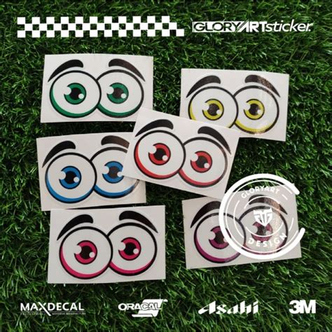 Jual Stiker Motor Stiker Mata Stiker Visor Printing Shopee Indonesia