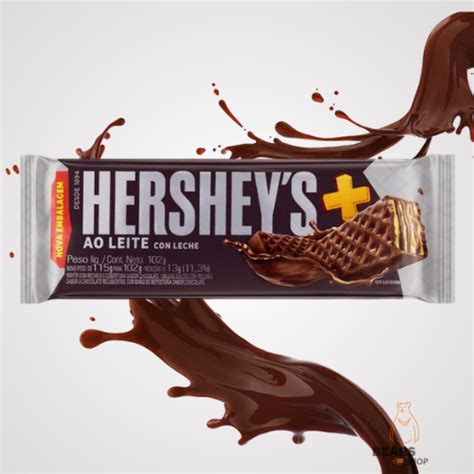 Wafer Hersheys Mais Chocolate Ao Leite 102g Shopee Brasil
