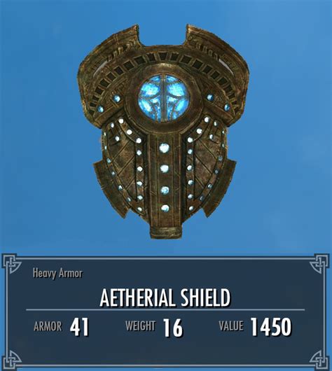 Aetherial Shield Aetherium Armor Legacy Of The Dragonborn Fandom