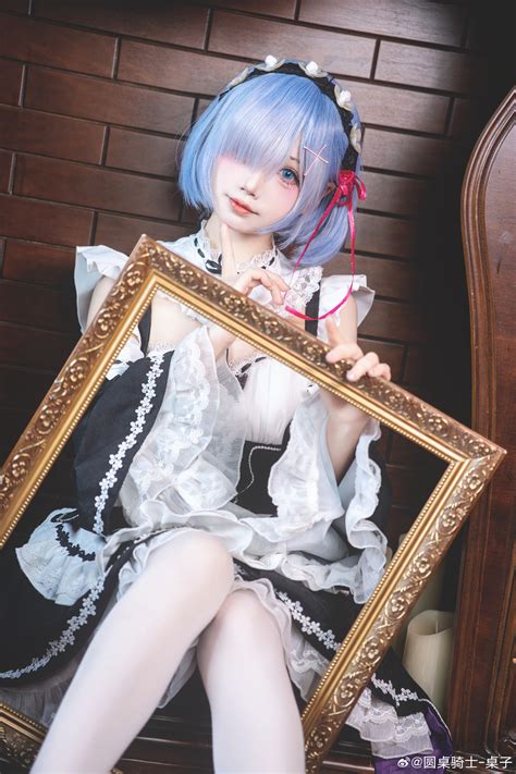 cosplay RE0 蕾姆 SASA小麋鹿 米卡插画 MIKAGOGO