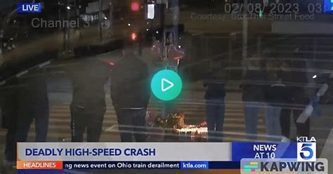 Corvette Runs Red Light Killing 2 In La R Carcrash