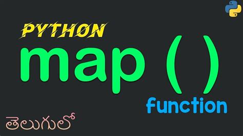 Python Map Function Complete Guide Telugu Lo Map Function Usage
