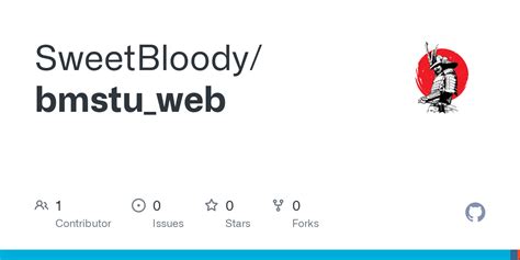 Github Sweetbloodybmstuweb