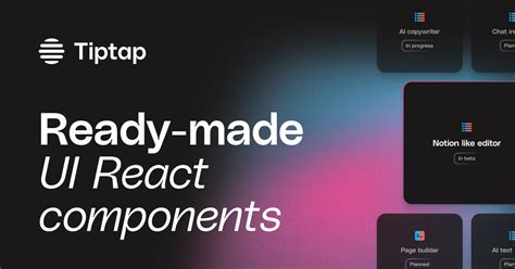 Tiptap UI Components Templates