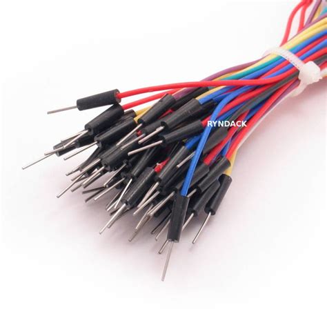 Kit 65 Jumpers Para Protoboard Macho Macho Cores Sortidas