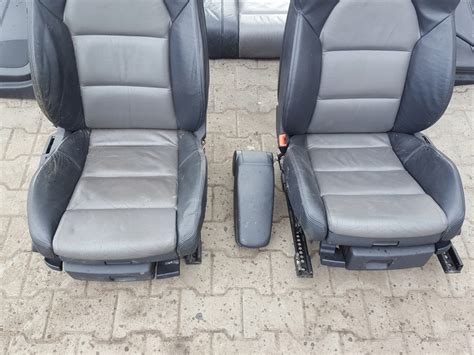 AUDI A4 B7 KOMBI FOTELE SKÓRZANE KANAPA S LINE 12051911656
