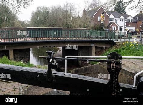 The Rushall Canal At Five Ways Bridge West Midlands England Uk Stock