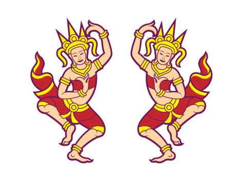 Apsara Dance Illustrations Royalty Free Vector Graphics And Clip Art