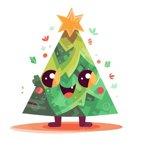 Clip Art De Estrella De árbol De Navidad