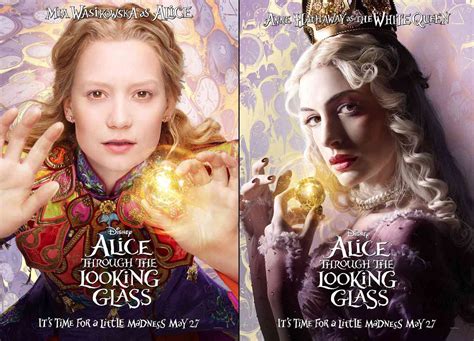 Alice Through The Looking Glass Stars Return In New Character Posters