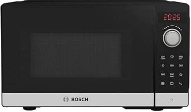 Bosch FEL023MS2 Serie 2 Mikrowelle, 26 x 44 cm, 800 W, Drehteller 27 cm ...