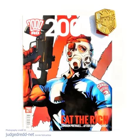2000ad Prog 1871 Judge Dredd Uk Comic Book Very Good To Excellent Lot