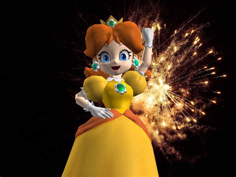 Mario And Sonic Girls 7420 Greetings Daisy By Mcelaire On Deviantart